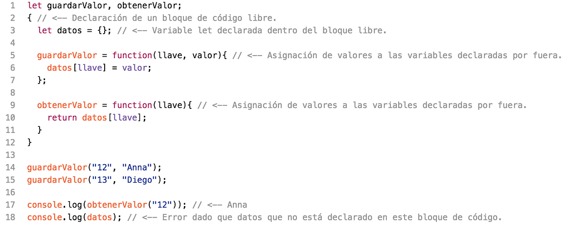 JavaScript Next: Parte 1. Declaración de variables. | by Cristian Bar ...