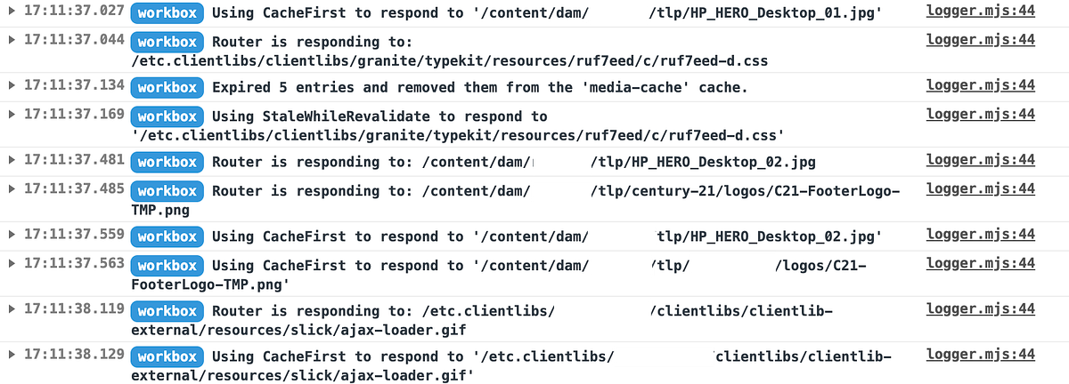 AEM: Caching with Service Workers and Google’s Workbox Library | by William Blocker | Medium