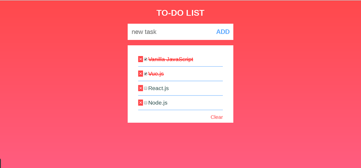 Develop A To Do List APP In Vanilla Javascript By Carlos Da Costa 
