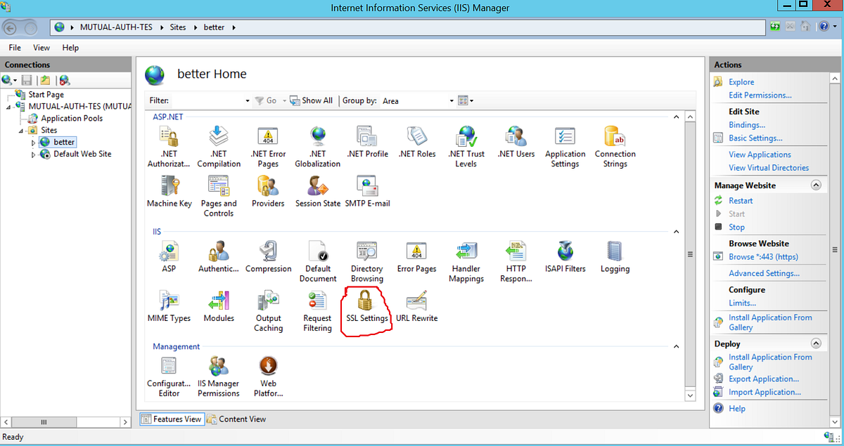 Configuring Client Certificates For Mutual Authentication On Iis 8