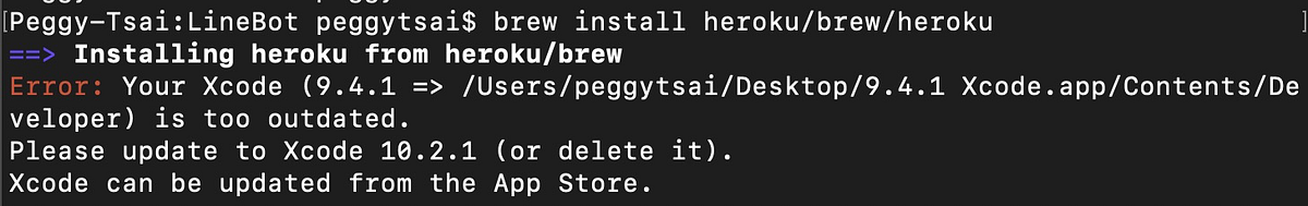 “Your Xcode is too outdated.” error handling | by Peggy Tsai | 彼得潘的 Swift iOS App 開發教室 | Medium