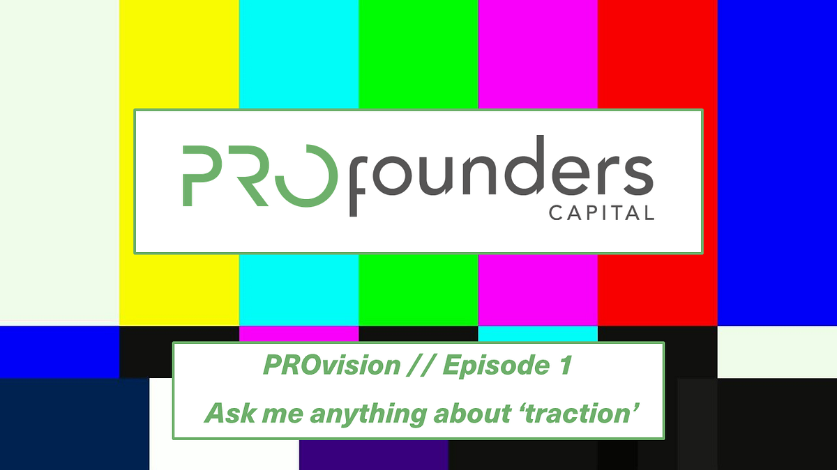PROvision Episode 1 Recap. We launched PROvision! | by VK | PROfounders ...