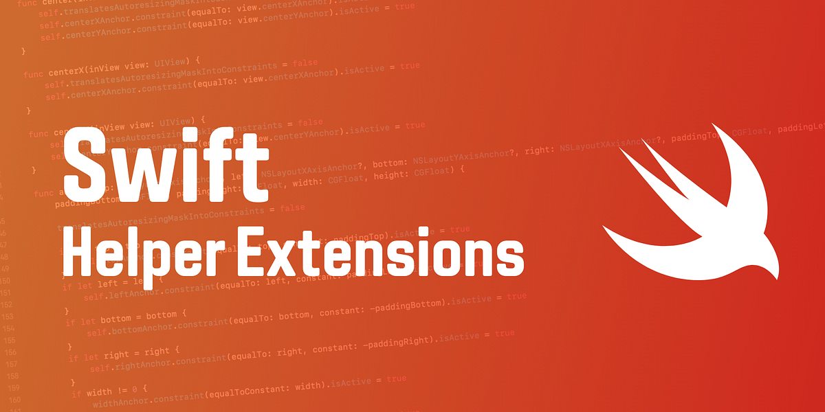 Swift Helper Extensions Every Beginner iOS Dev Must Use | by SwiftDev365 | Medium