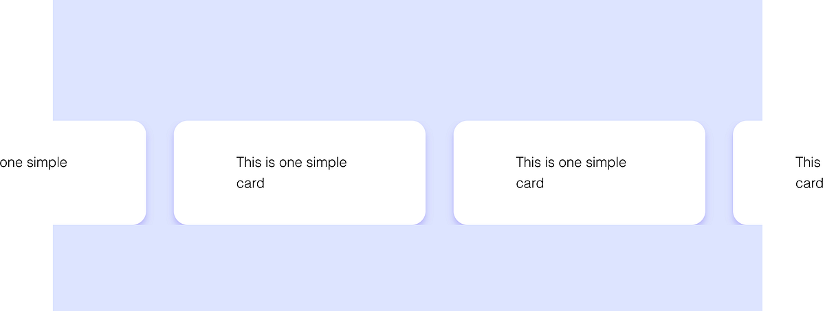 Vertical Scroll Of A Section Scrolls The Horizontal List Of Cards In React By Nishchay Verma