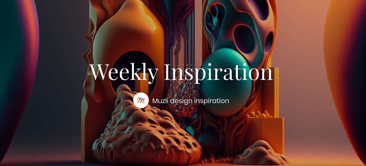 Weekly Design Inspiration #383 - Muzli - Design Inspiration