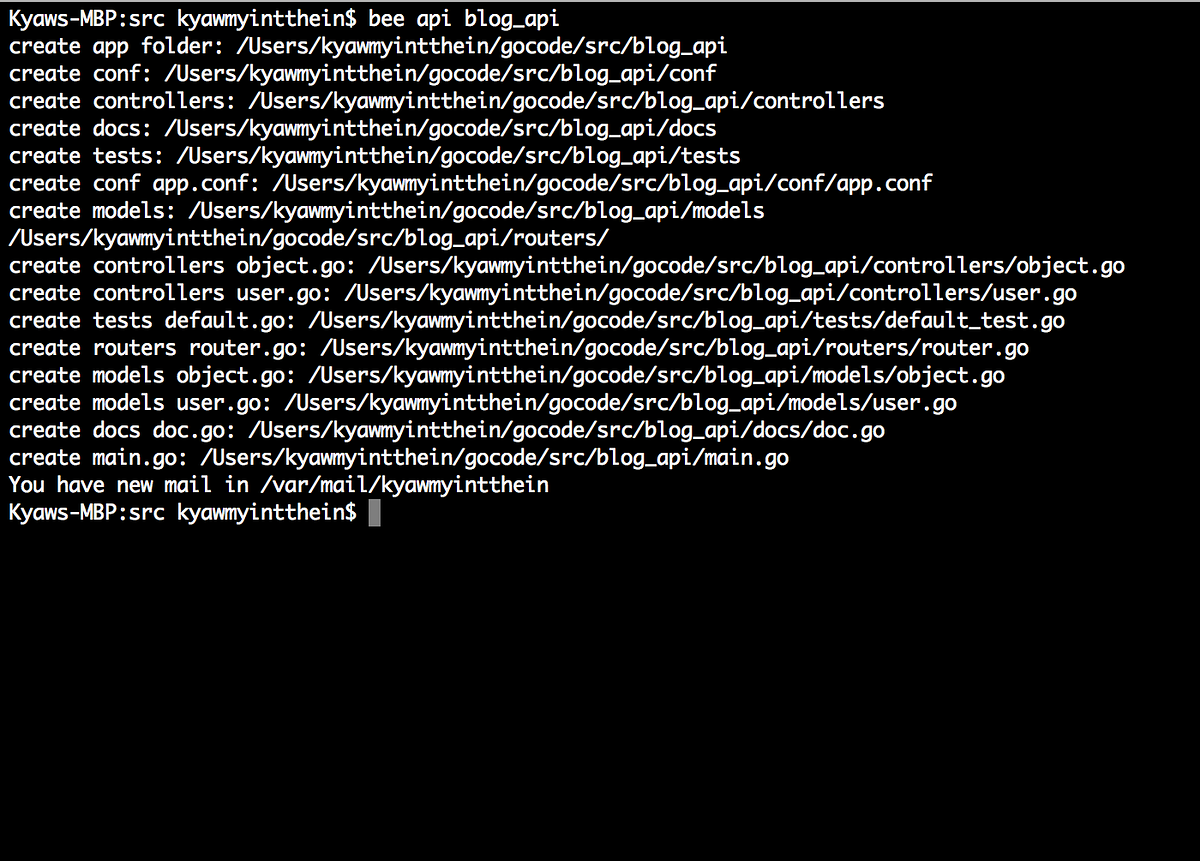 Building Simple Blog Api With Golang Mongodb Part 1 By Kyaw Myint Thein Medium