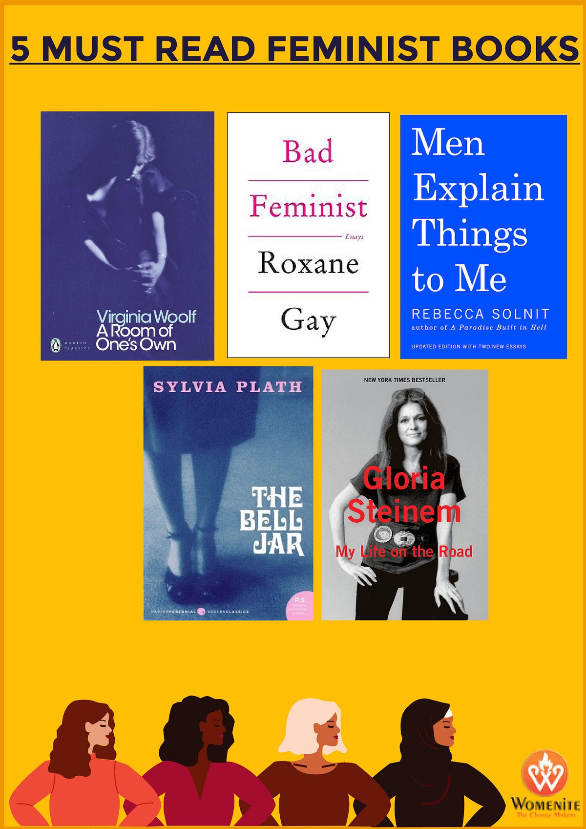 5 Books Every Feminist Must Read. With the emergence of strong female ...