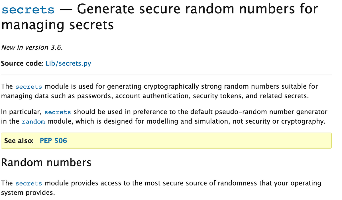 Cryptographically Secure Random. ACM.51 Generating a random value for ... Cryptographically Secure Random. ACM.51 Generating a random value for ...
