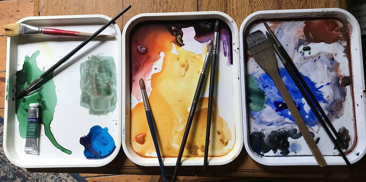 Reawakening the Dried-Out, Blobbed Paint | by Susan Alison | How to ...