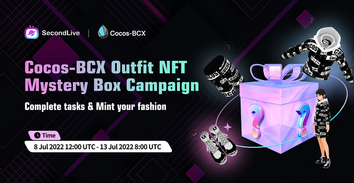 SecondLive x Cocos-BCX Outfit NFT Mystery Box Campaign | by SecondLive ...