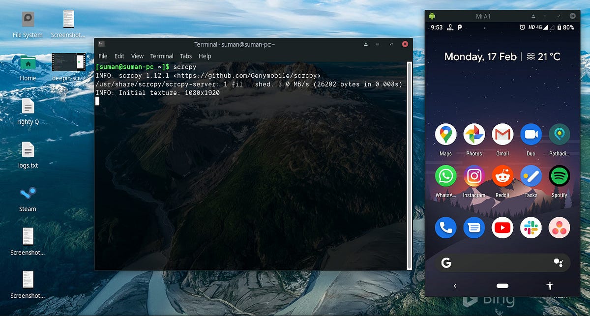 How to share Android device screen with PC | by Suman Sarkar | Medium