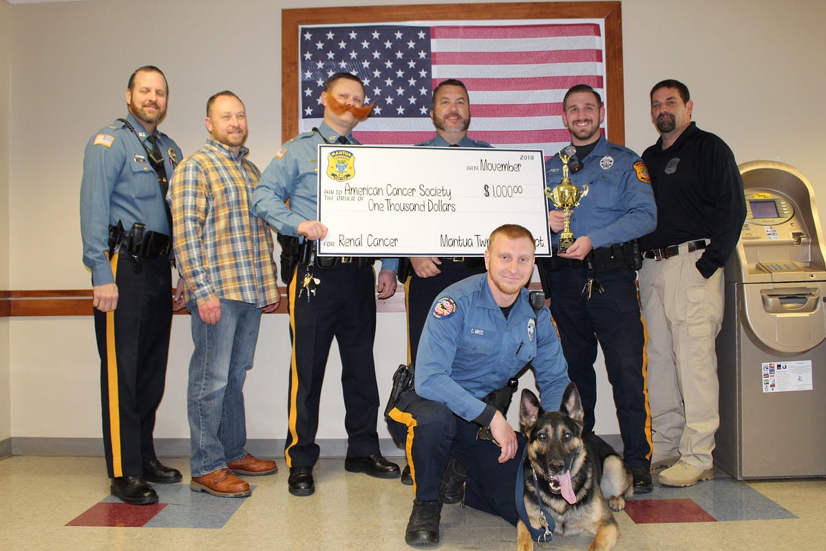 Mantua Police raises money for charity during ‘Movember,’ officers ...