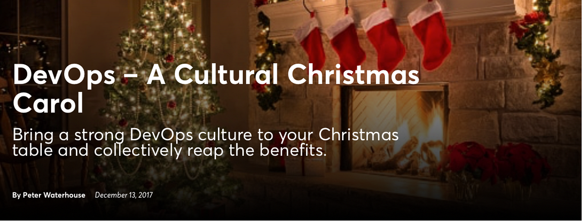 DevOps — A Cultural Christmas Carol | by CA Technologies | Medium