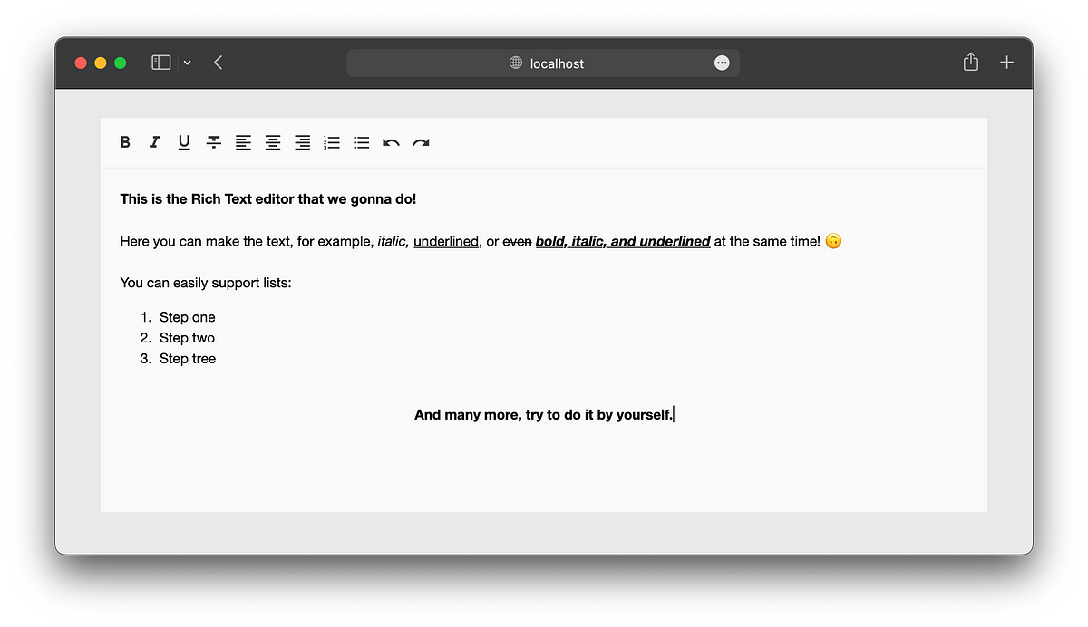 Make A Rich Text Editor With Javascript In 5 Minutes Javascript In