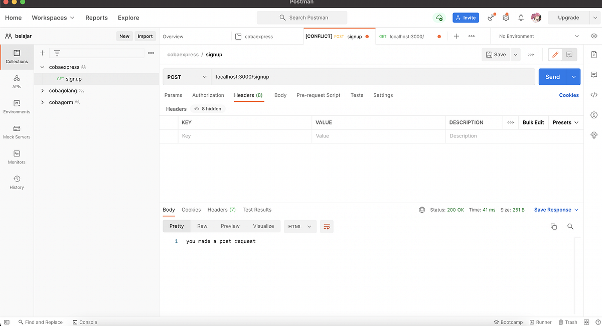 Make an initial express router. Okay so, today i am at my holiday ...