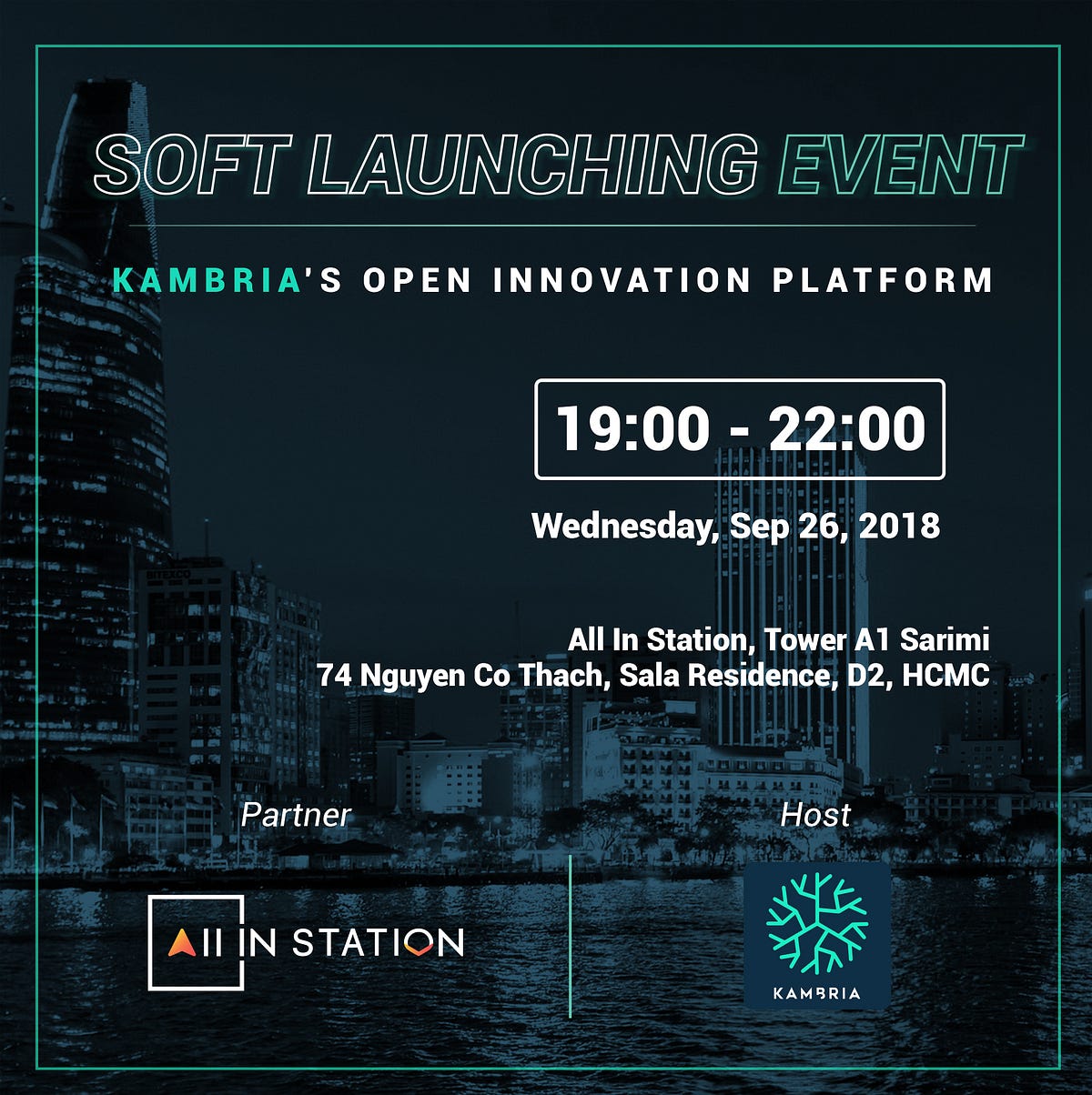 Upcoming Event (Sep 26): Kambria Platform Soft Launch Event | by All In ...