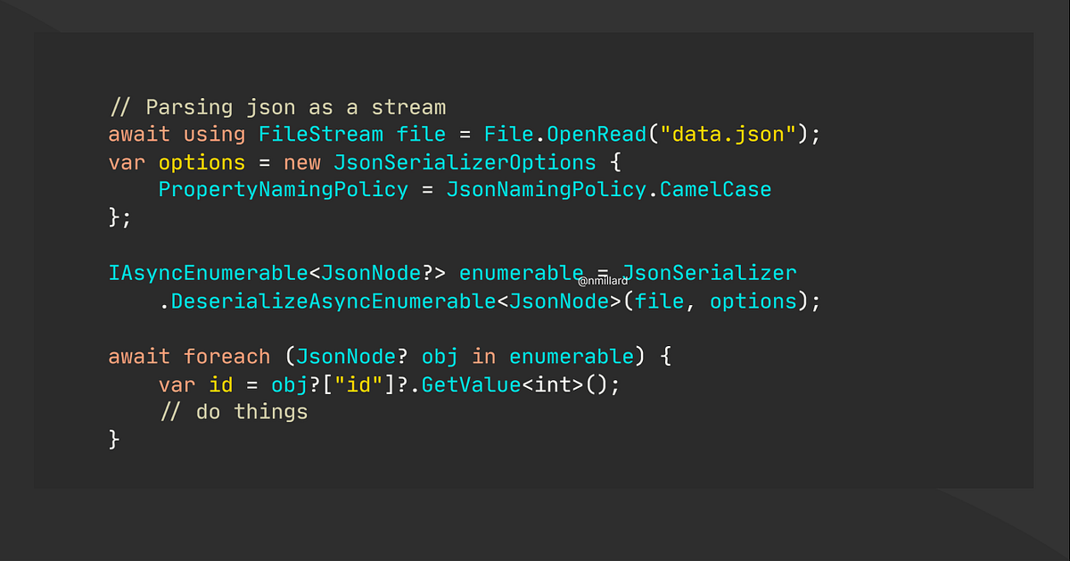 Parsing Huge JSON Files Using Streams | Geek Culture