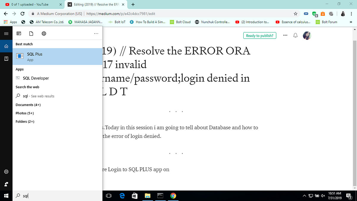 (2019) // Resolve the ERROR ORA 01017 invalid username/password;login ... (2019) // Resolve the ERROR ORA 01017 invalid username/password;login ...