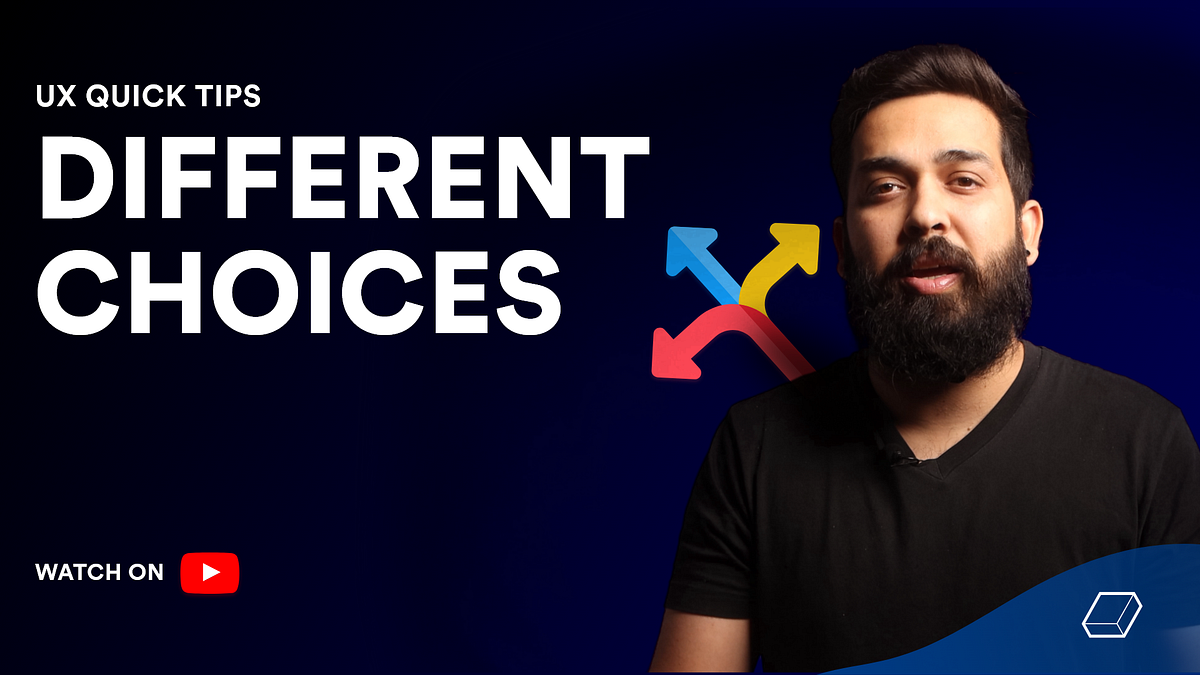 Different Choices in UI Design | UX Design Tips | Value at Void ...