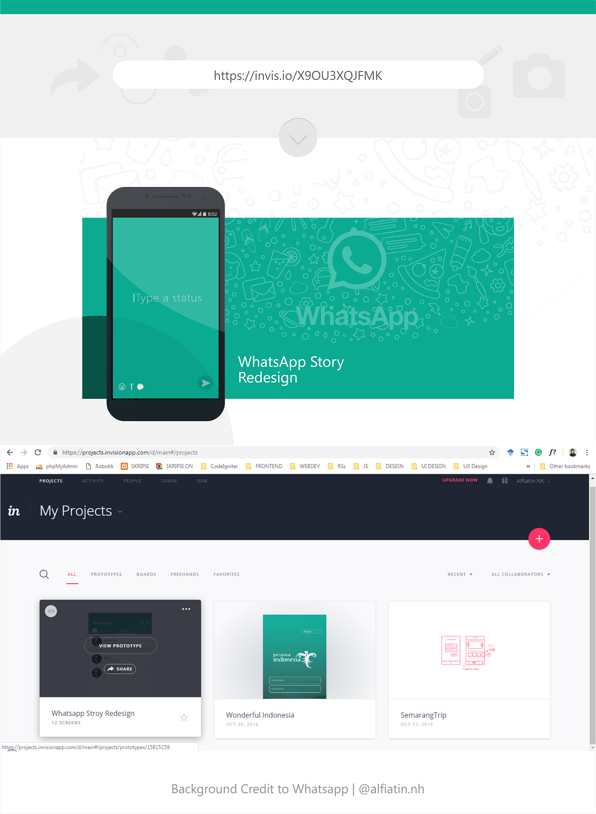 Simple Case Study: WhatsApp Story Re-design | by Alfiatin Nur Khasanah ...
