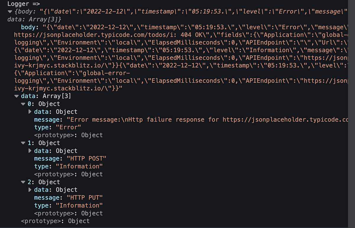 Angular Logging Requests And Errors By Piyali Das Medium