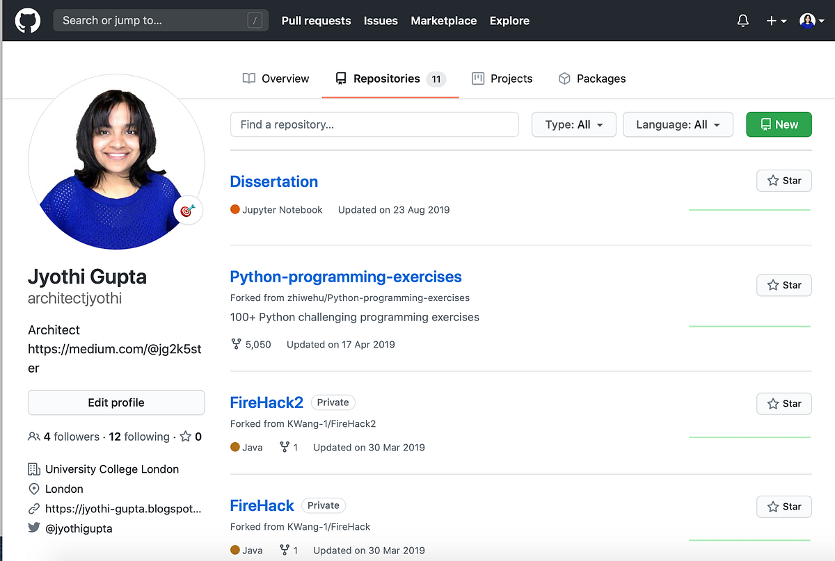 Start with GitHub !. Online storage of code | by Jyothi Gupta | Medium