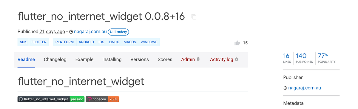 How to check whether an active Internet connection is available on the Flutter app? | by Nagaraj ...