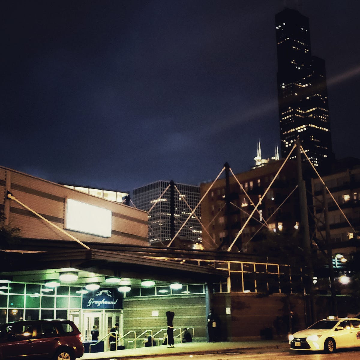 Is Chicago, Is not Chicago.. I stepped outside the bus station and ...