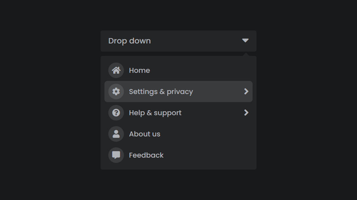 Advanced Drop-down Menu Animation like Facebook using HTML CSS ...