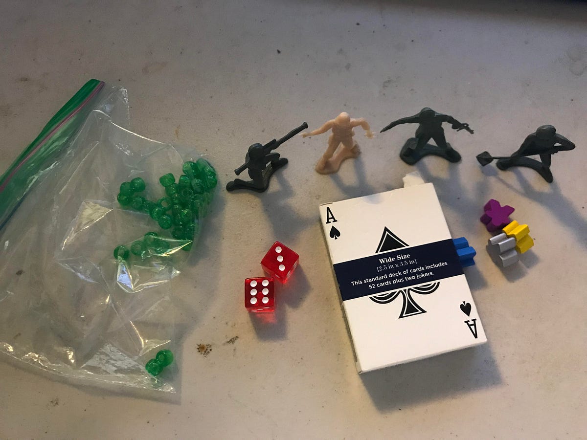 Prototyping. My game uses a 6x12 game board, four… | by Warren Liang ...