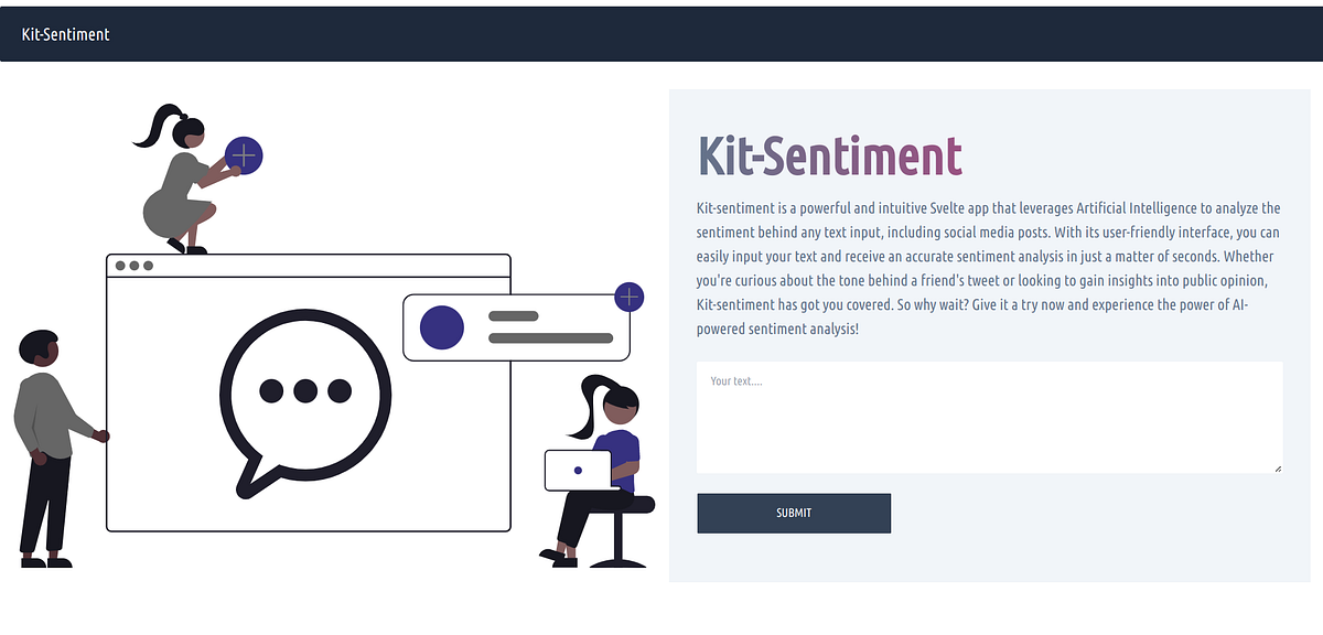 Sentiment Analysis app with SvelteKit | by Daniel Boadzie | CodeX | Feb, 2023 | Medium