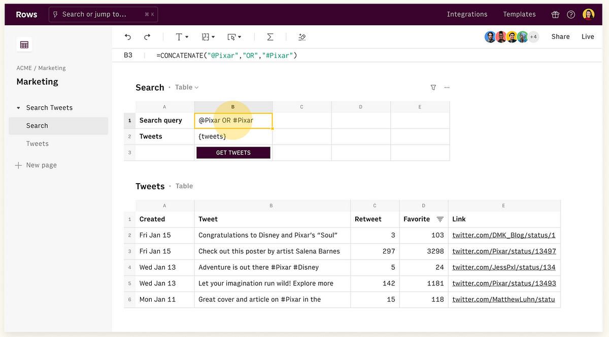 Rows — A New Type of Spreadsheet. “Rows is the first true spreadsheet ...