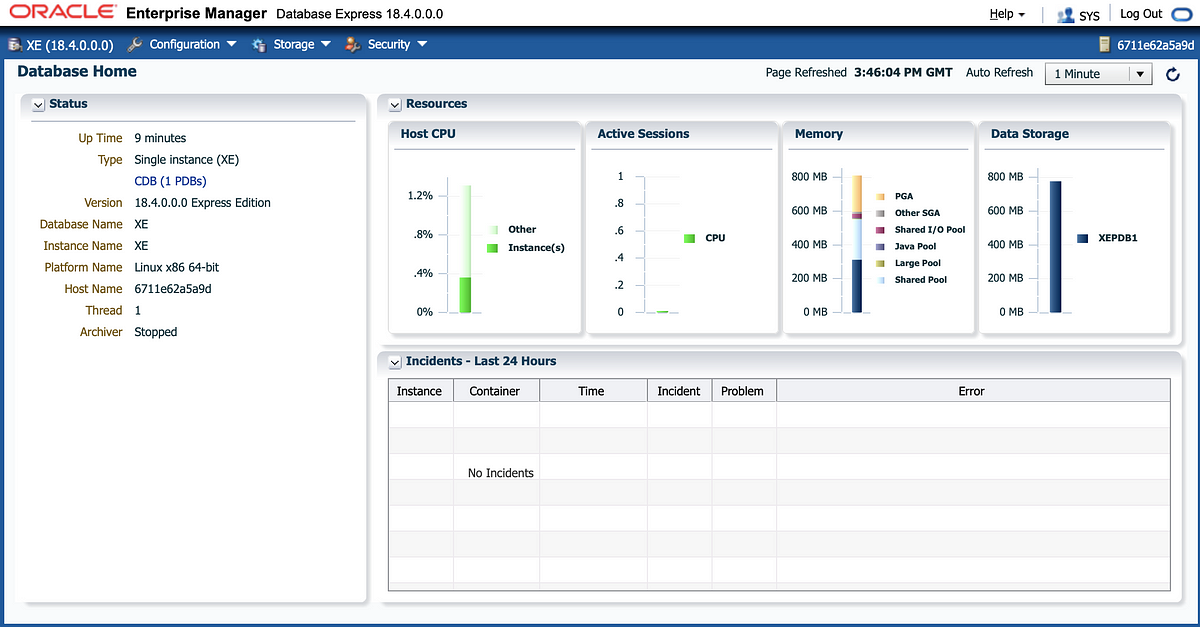 💻 Oracle 18 4 Xe On A Docker Container Idomongo Medium