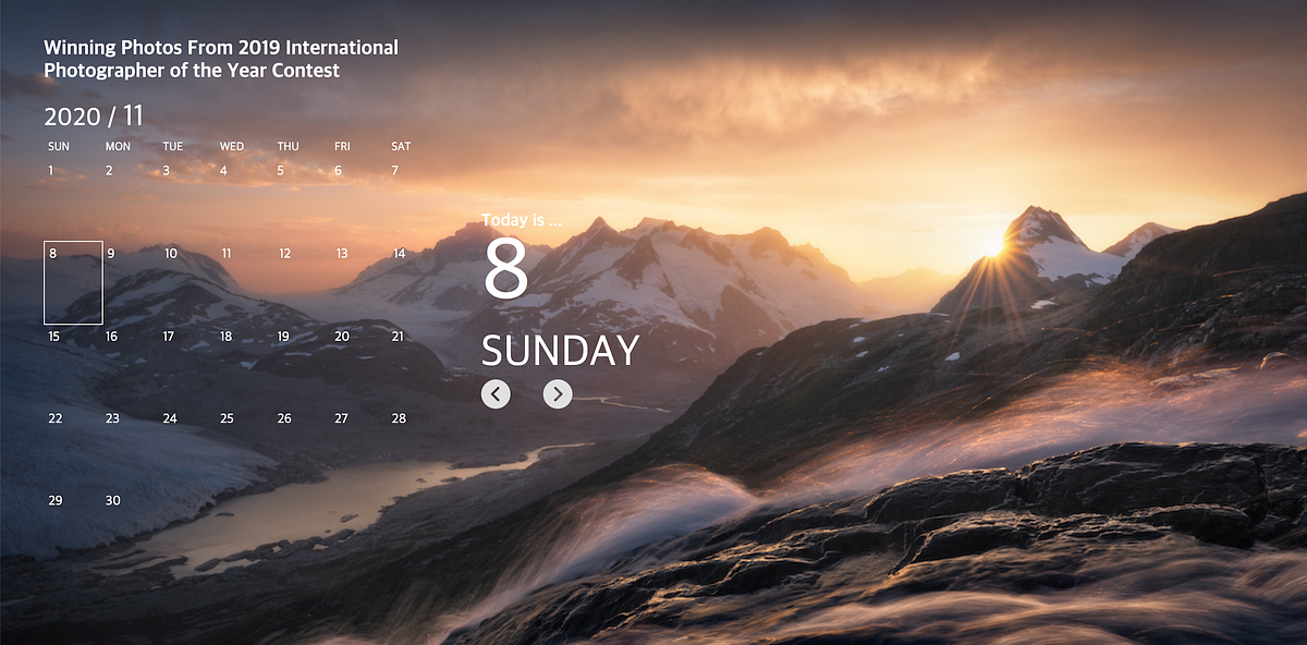 자바스크립트로 달력 만들기 안녕하세요 오늘은 Html Css 그리고 Javascript로 By 이다래 Medium