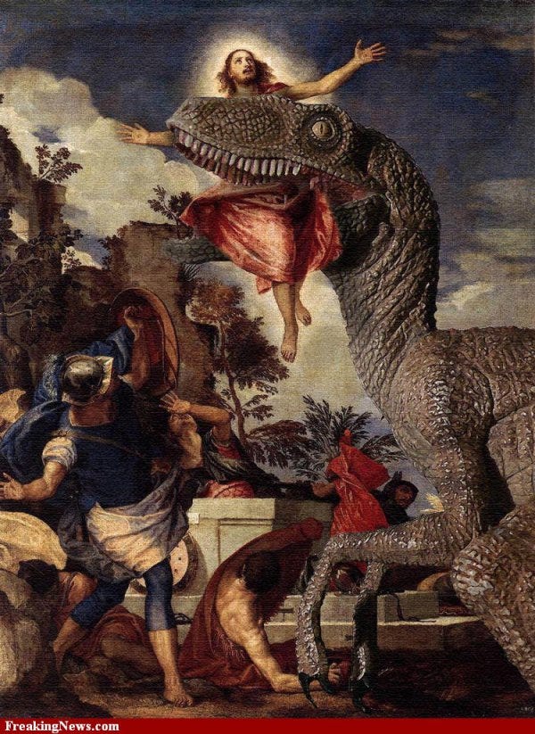 10 fotos de Jesus com dinossauros pela paz mundial | by Nícolas Vargas ...