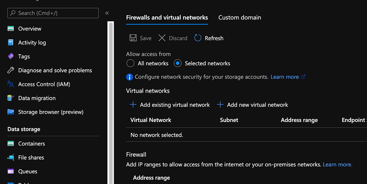 Arm Is Blocked By Azure Storage Account Firewall By Stanley Meng Medium