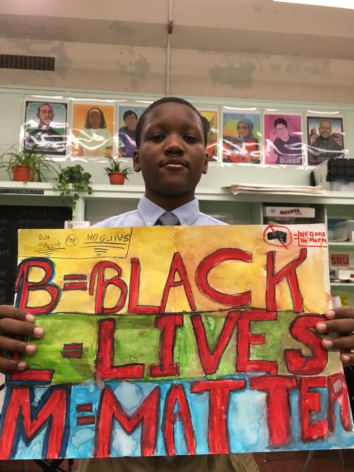 Middle School 35 in Bed-Stuy Brooklyn, Black Lives Matter Poster by 8th ...