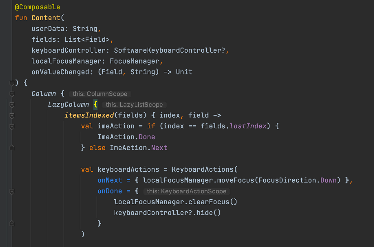 Building A Form With Switching Keyboard Focus And Ime Actions In Jetpack Compose By Phill