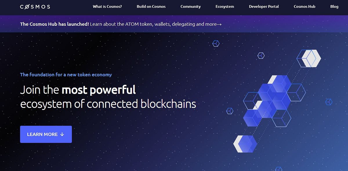 COSMOS BLOCKCHAINS. Strictly speaking, Cosmos is a… | by Cryptocurrency ...