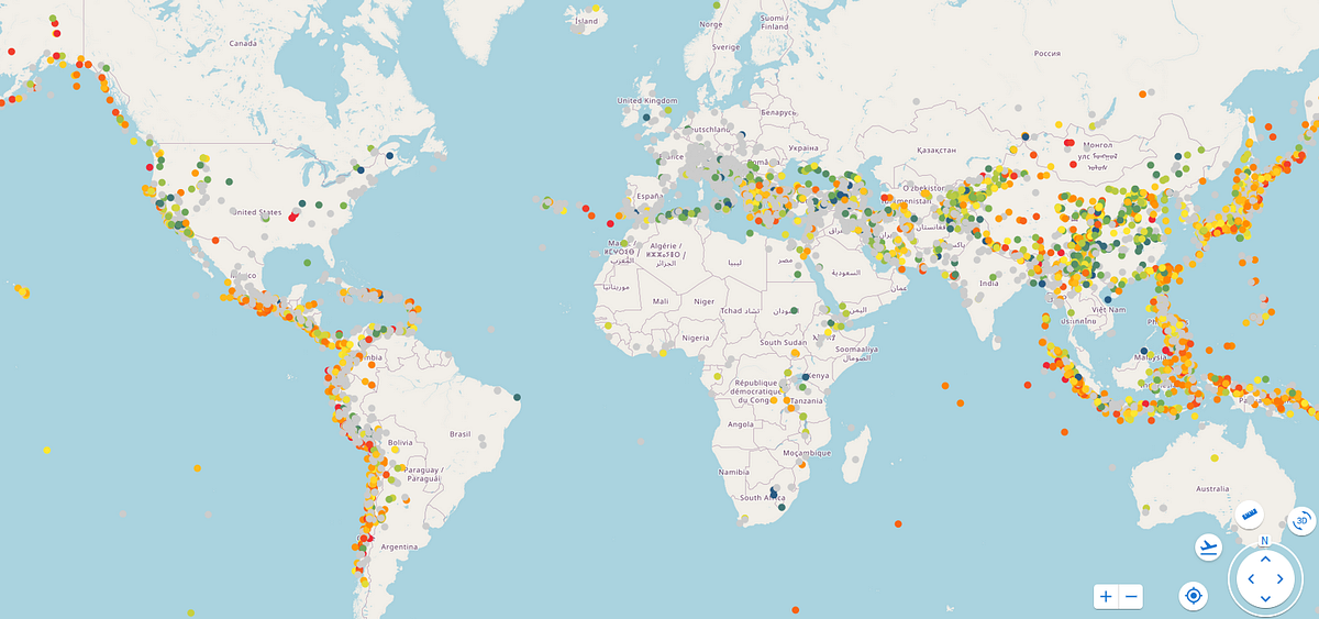 Creating a heat map from vector data | by Daniel van der Maas | Jan ...