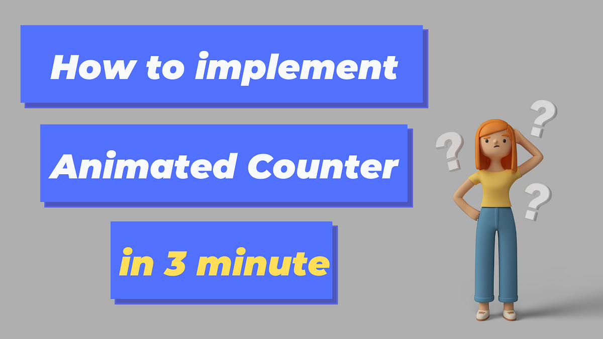 5 Easy Steps I used to implement animated counter in Android ⏳ | by ...