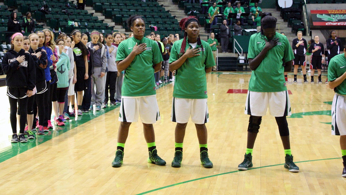 Denton ISD girls celebrate involvement in sports at UNT