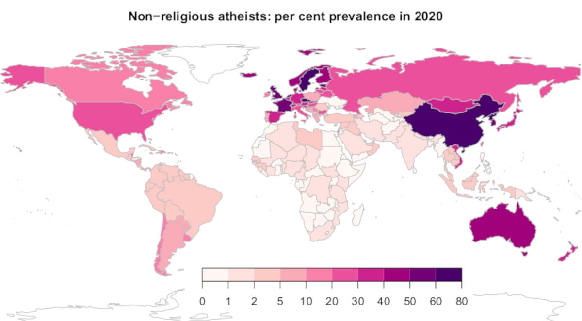 Atheism is on the rise and religious belief in decline | by Colin ...