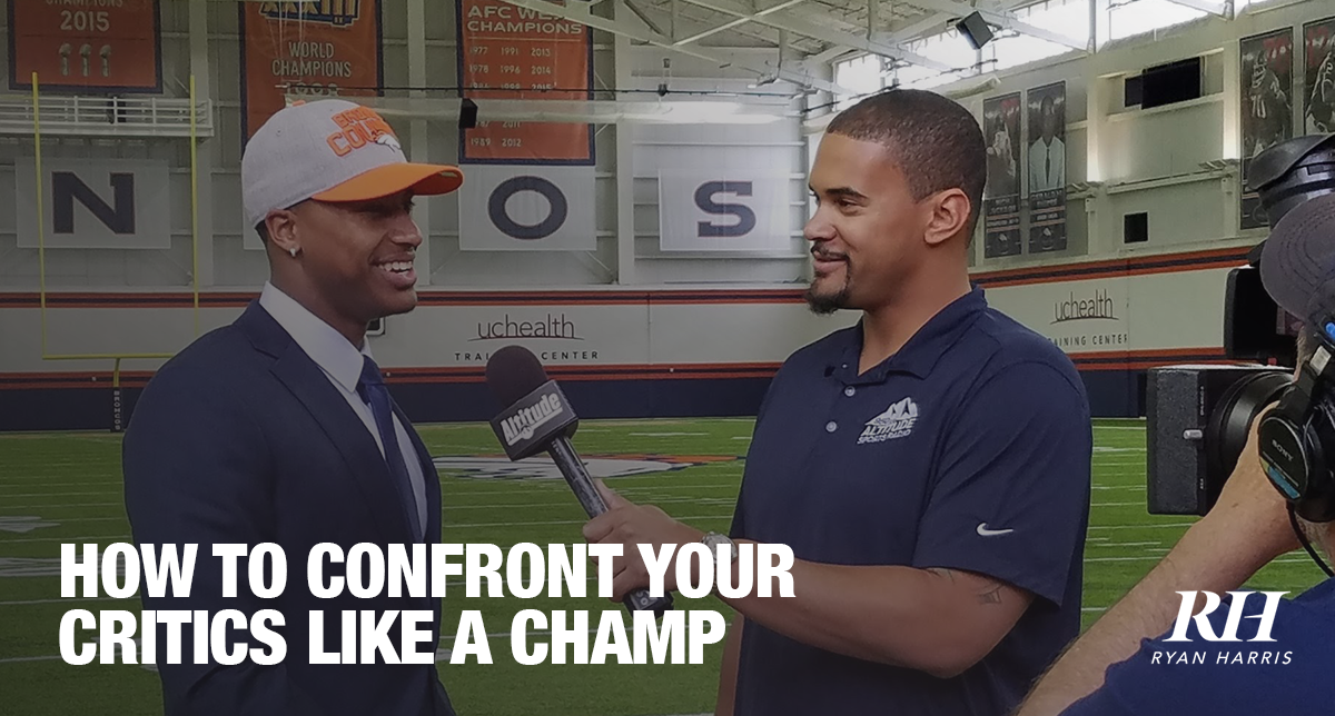 How to Confront Your Critics Like a Champ | by Ryan Harris | Medium