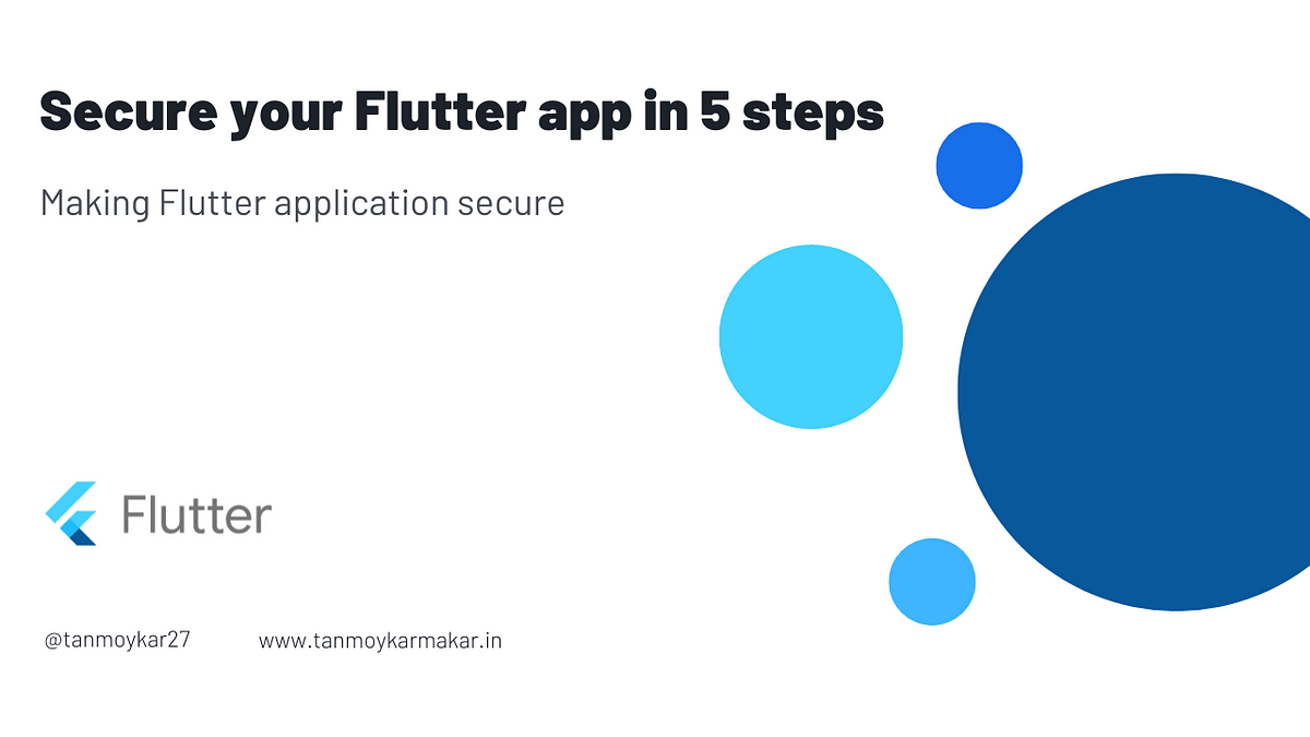 Secure Your Flutter Application In 5 Simple Steps By Tanmoy Karmakar Dec 2022 Medium