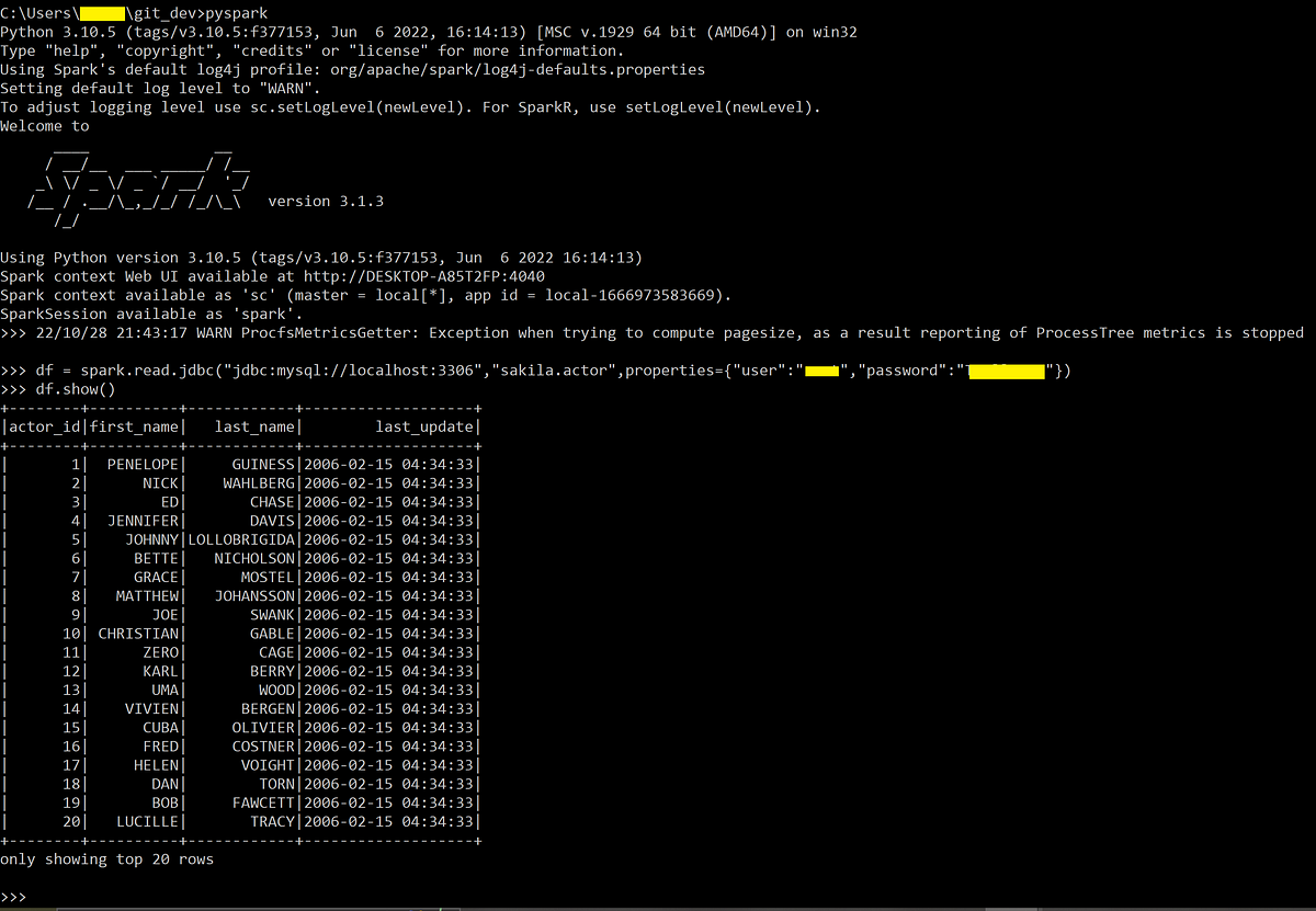 Reading MySQL data through Pyspark | by Sangeetha Prabhagaran | Oct, 2022 | Medium