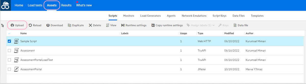 Manage Your Jmeter Scripts With Loadrunner Cloud By Sinem Merve Yılmaz Koçsistem Medium
