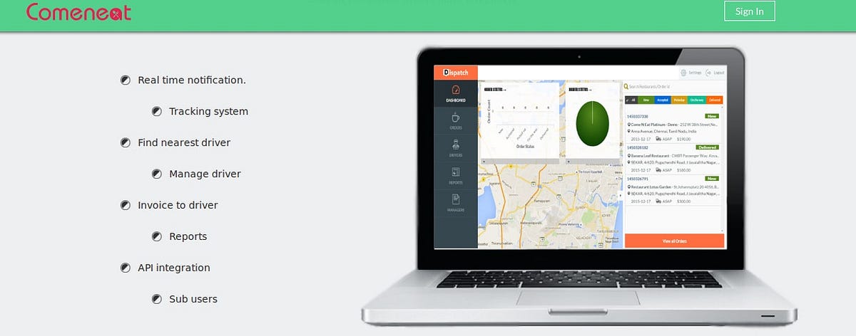Dispatch System | Food Delivery Management | by Roamsoft Tech | Medium