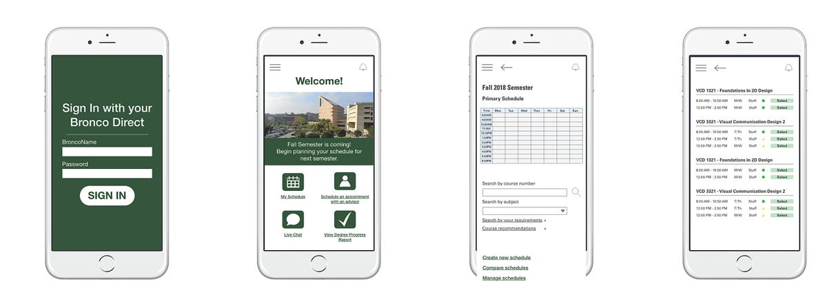 App Design Case Study: Cal Poly Pomona Schedule Planner | by Matthew ...