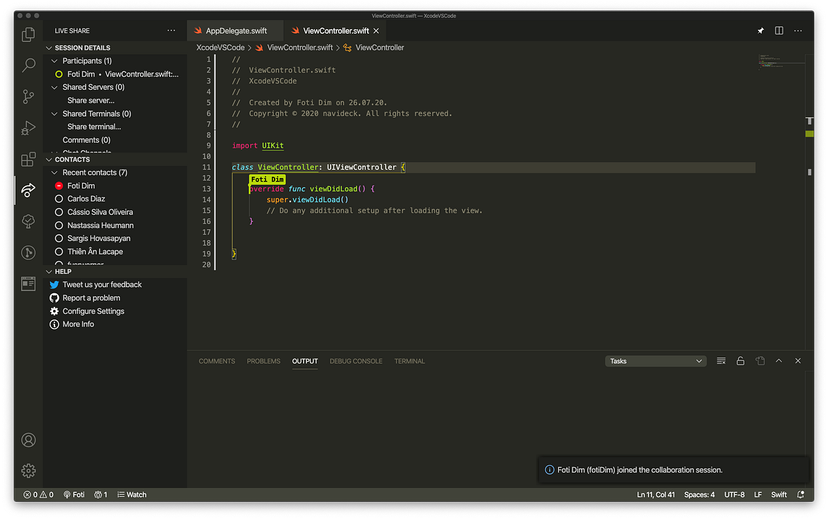 iOS Development on VSCode